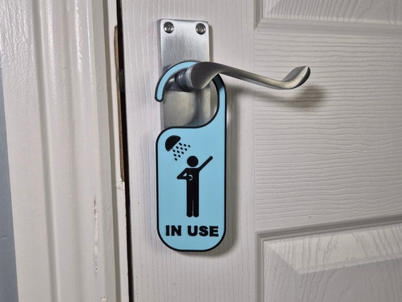 In Use Door Sign