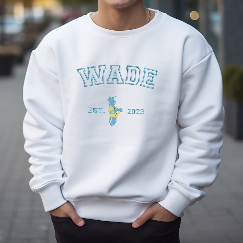 Embroidered Elemental Sweatshirt, Ember Wade Couple Crewneck, Cartoon ...