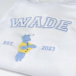 Elemental Ember Wade Sweatshirt, Embroidered Couple Crewneck, Cartoon ...