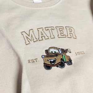 Mcqueen Sally Sweatshirt, Cars Movie Embroidered Couple Sweatshirt ...