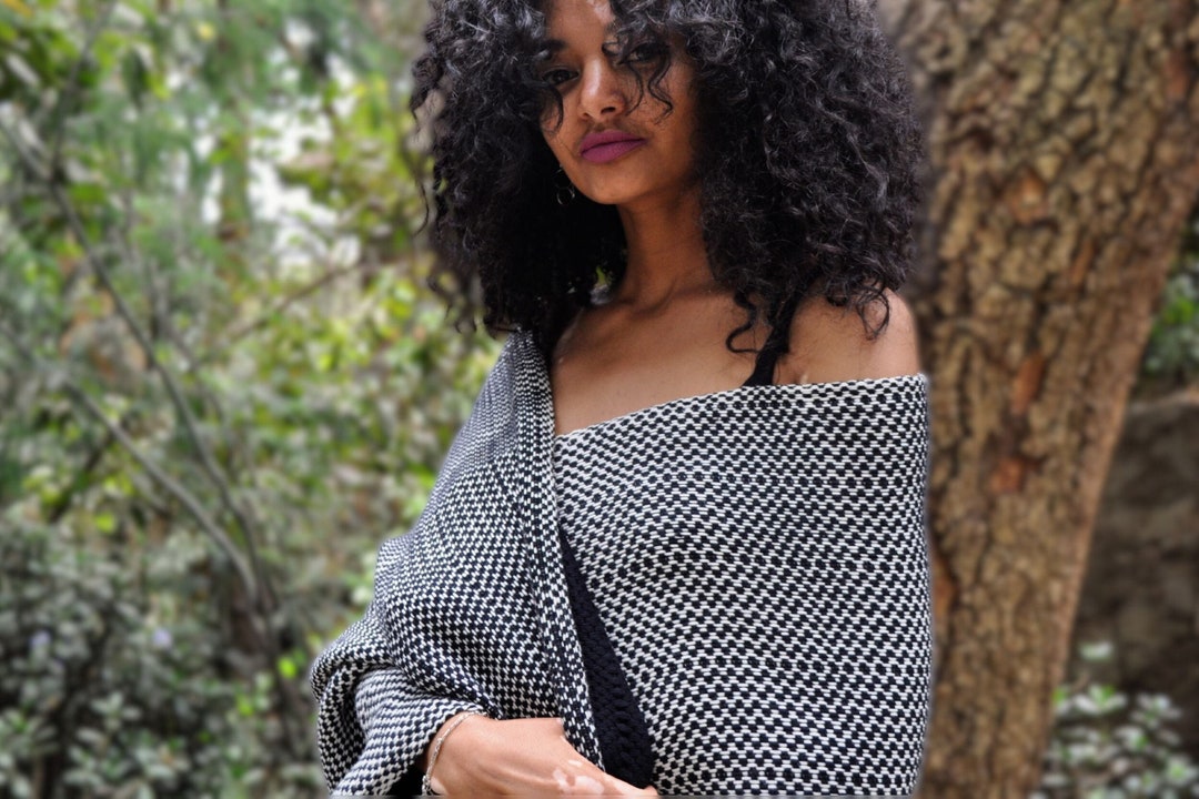Maya Handwoven Ethiopian Cotton Shawl - Etsy