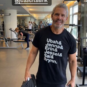 Original RHONY New Era Cast List Helvetica Ampersand Shirt as Given by ...