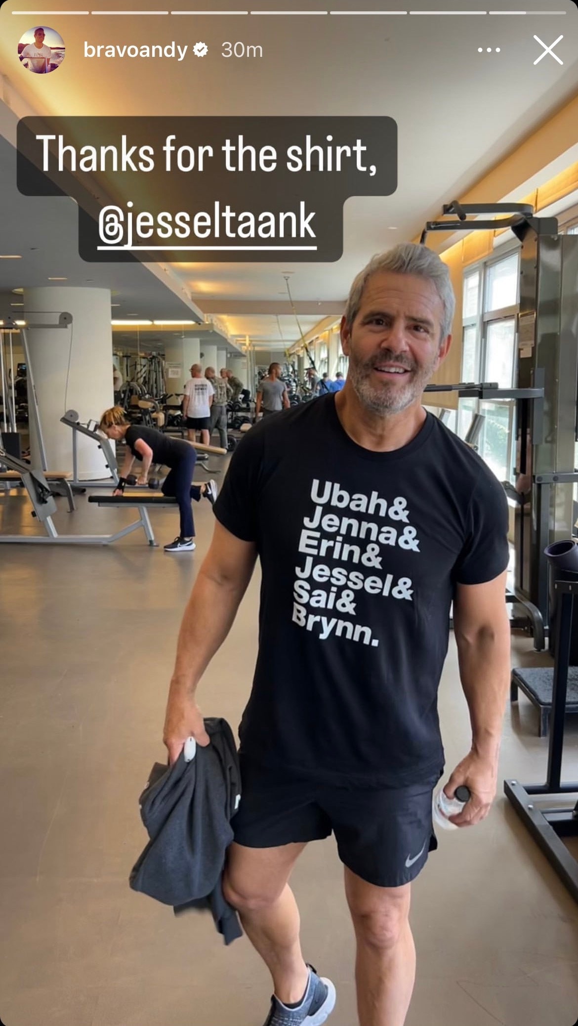 Original RHONY New Era Cast List Helvetica Ampersand Shirt as Given by ...