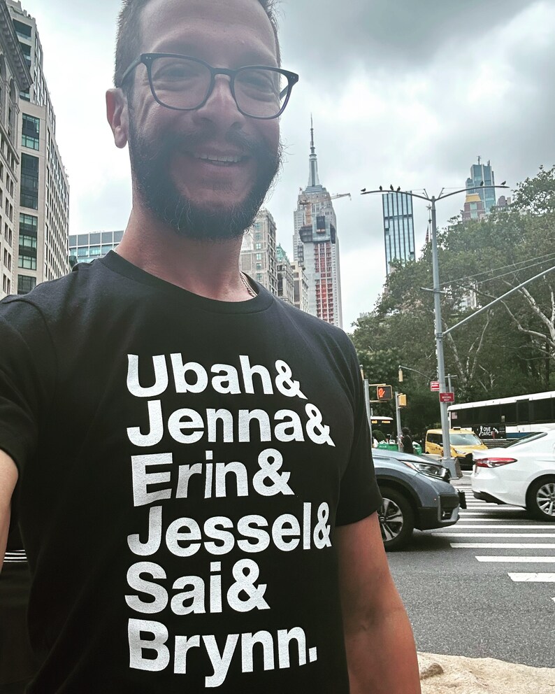 Original RHONY New Era Cast List Helvetica Ampersand Shirt as Given by ...