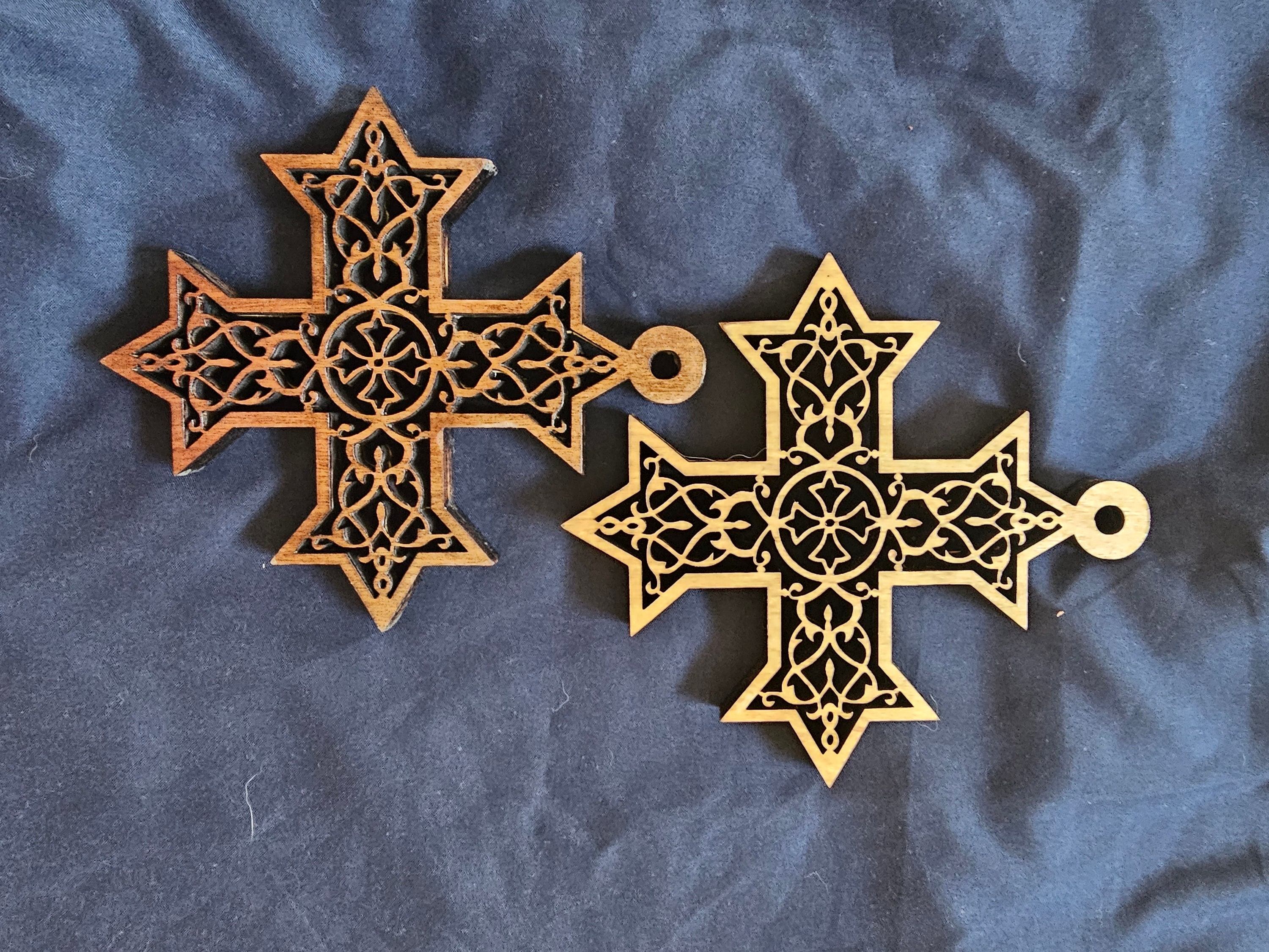 Coptic Cross, Home Decor, Wall Decor, Custom Wood Artwork - Etsy