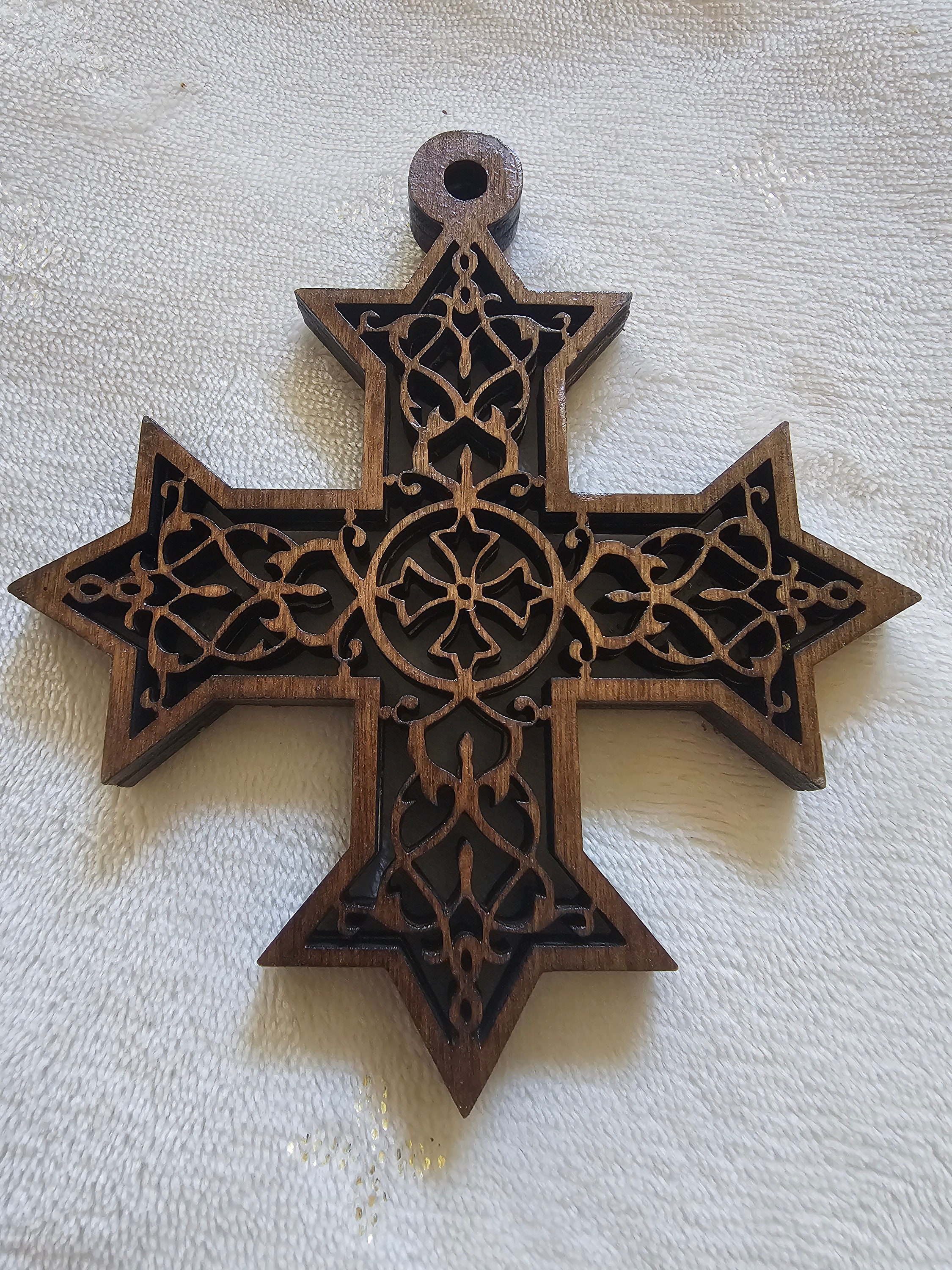 Coptic Cross, Home Decor, Wall Decor, Custom Wood Artwork - Etsy