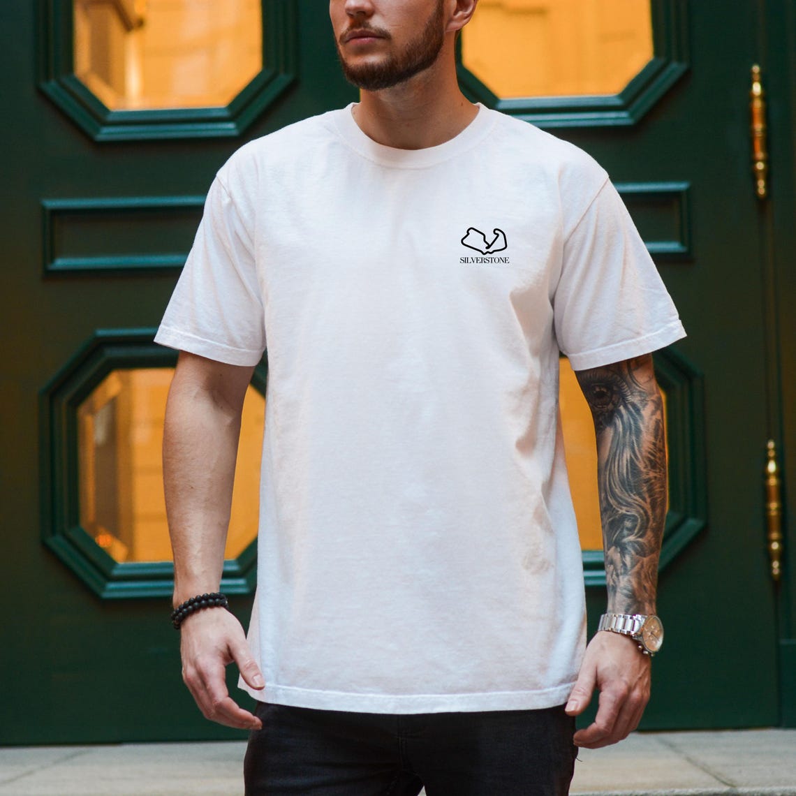 F1 Hangar Straight T-shirt: Silverstone Racing Tee - Etsy