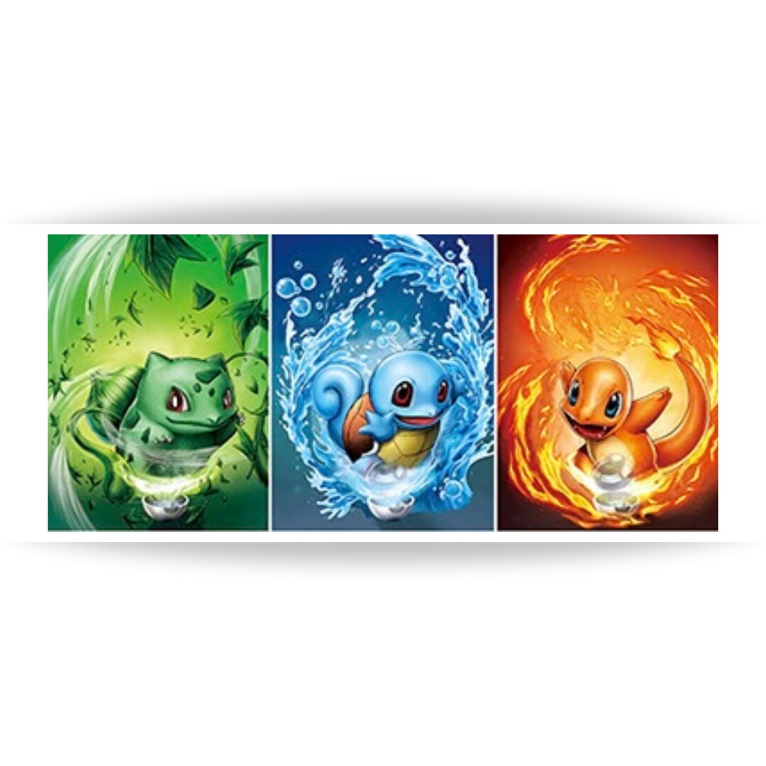 3D Lenticular Anime Poster Holographic Posters Pokemon Bulbasaur ...