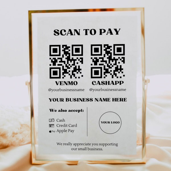 Cashapp Payment Sign - Etsy