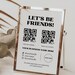 Editable Social Media Sign Template, Follow Us Sign Printable, Multi Qr ...