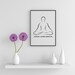 Strong Body, Calm Mind, Nourished Soul Digital Printable Wall Art ...