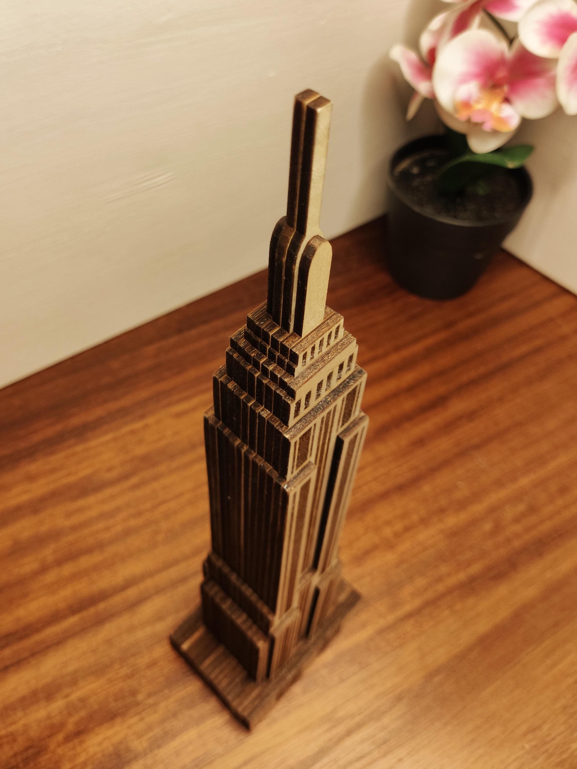Empire State Building Laser Cut Model | NYC Architecture | 3D DIY ...