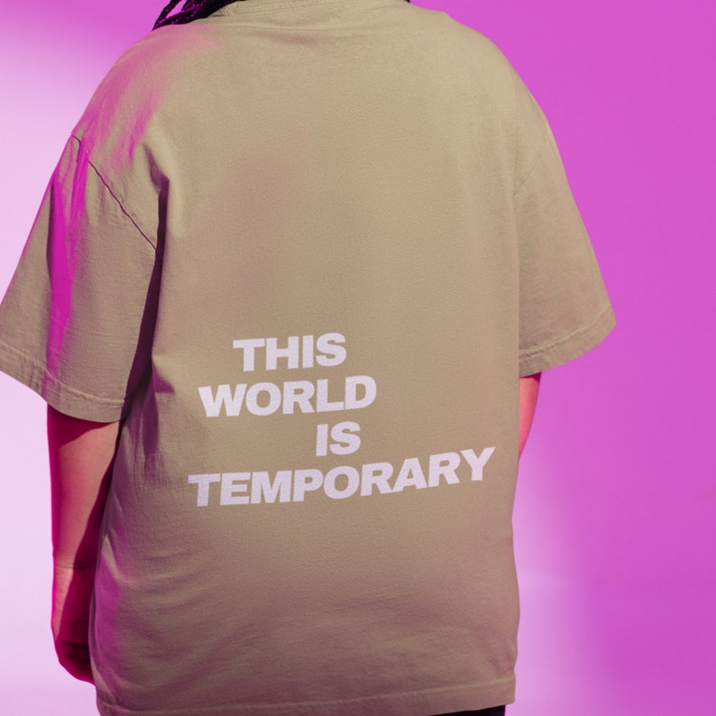 T-shirt for Christians This World is Temporary | Bible Verse T Shirt ...
