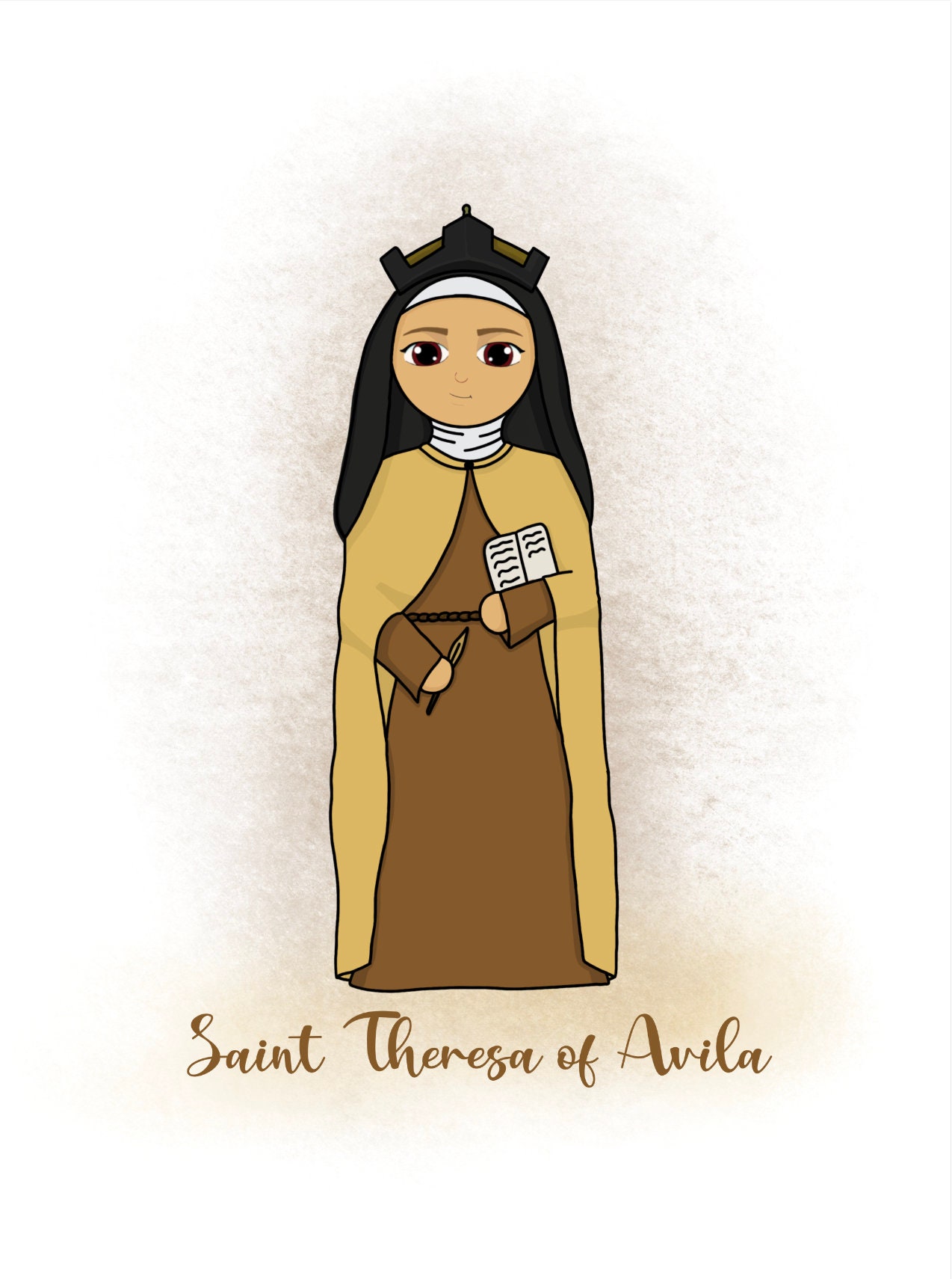 Custom Saint Print | Female Saints | - Etsy