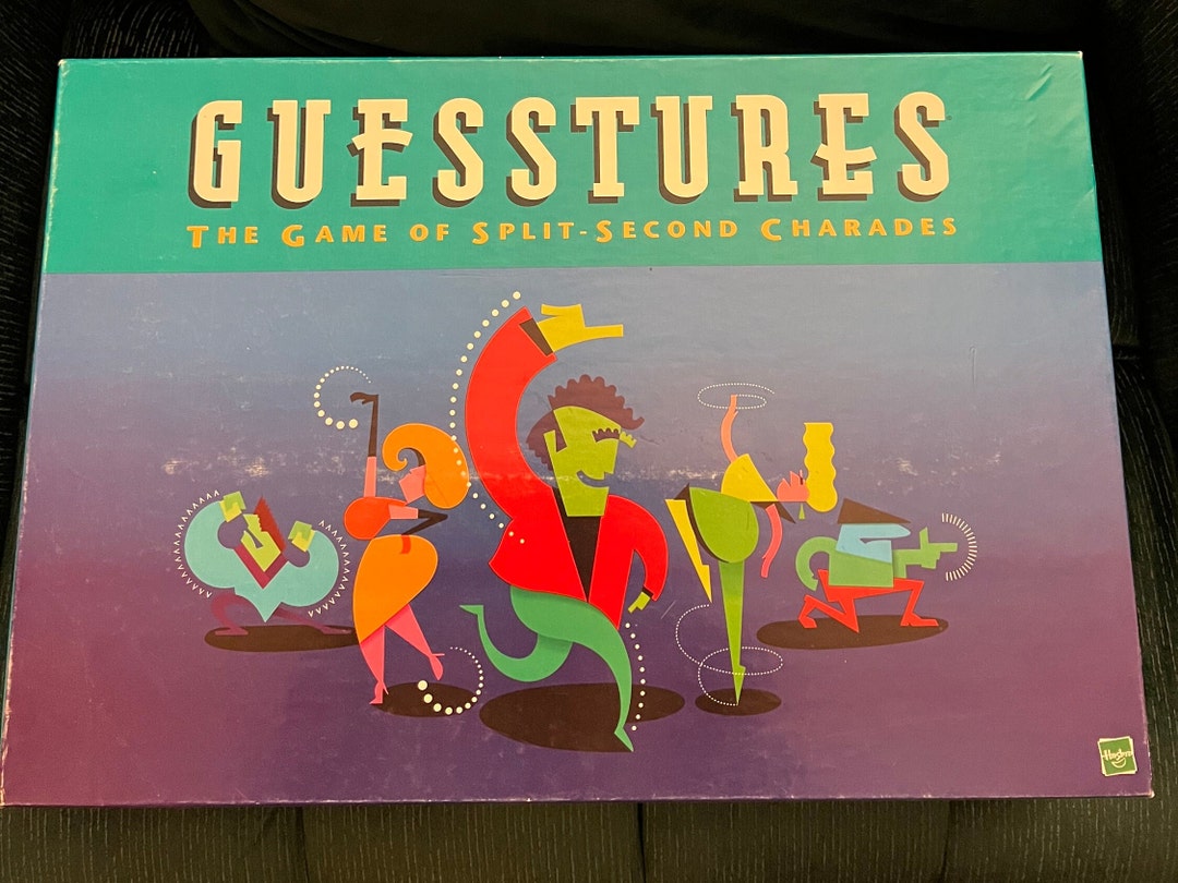 The Original Guesstures Board Game - Etsy