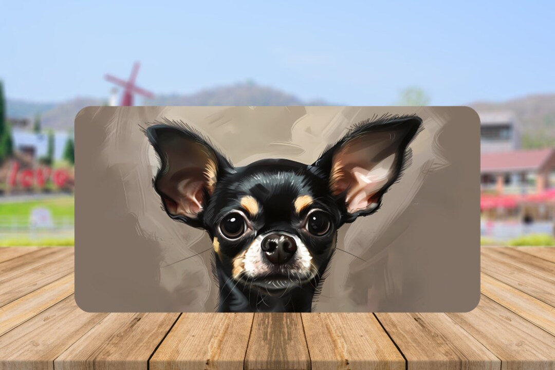Chihuahua License Plate Png Chihuahua Lover Gift License Plate Png Dog ...