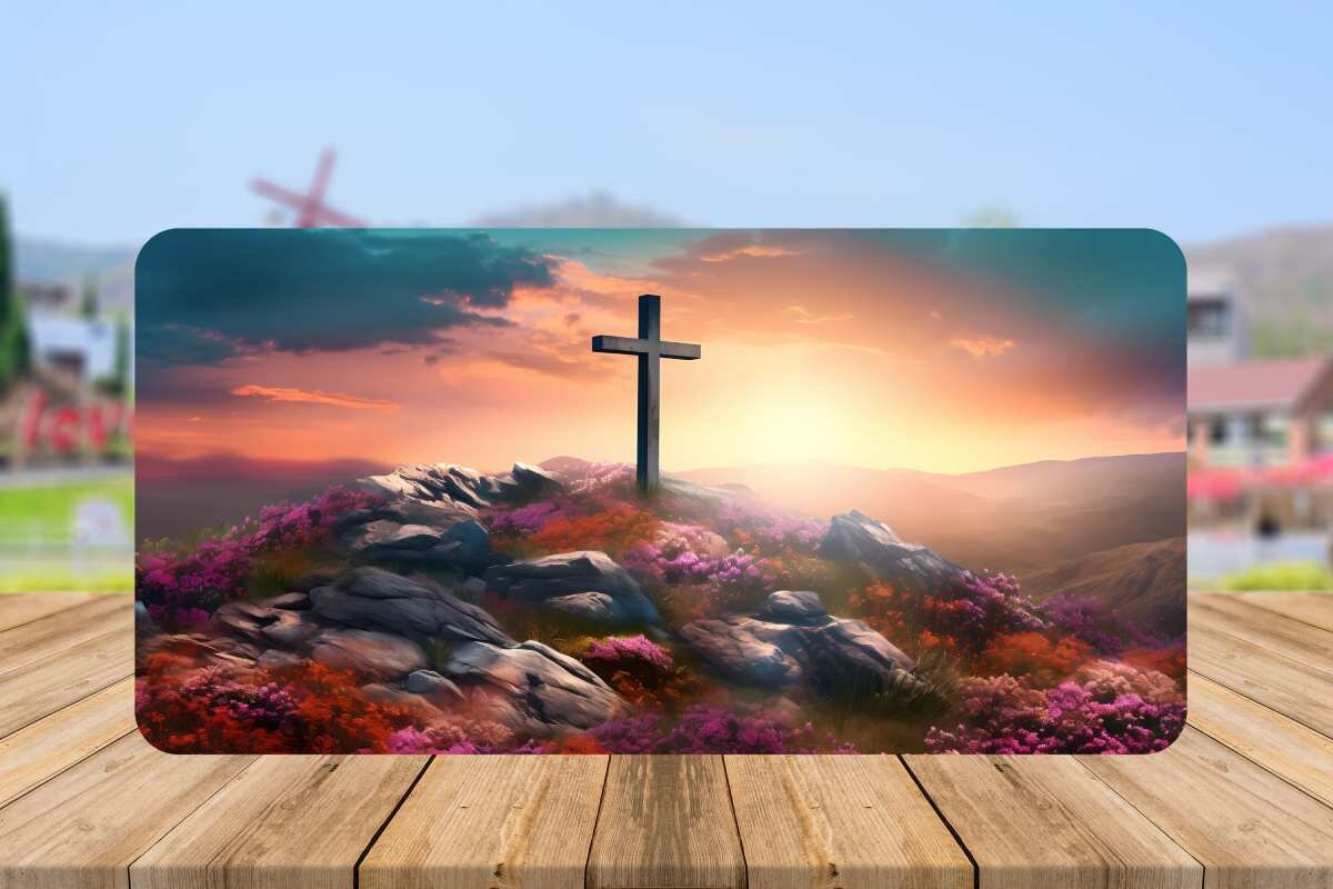 Front License Plate PNG Religious Saved Jesus Digital Download Custom ...