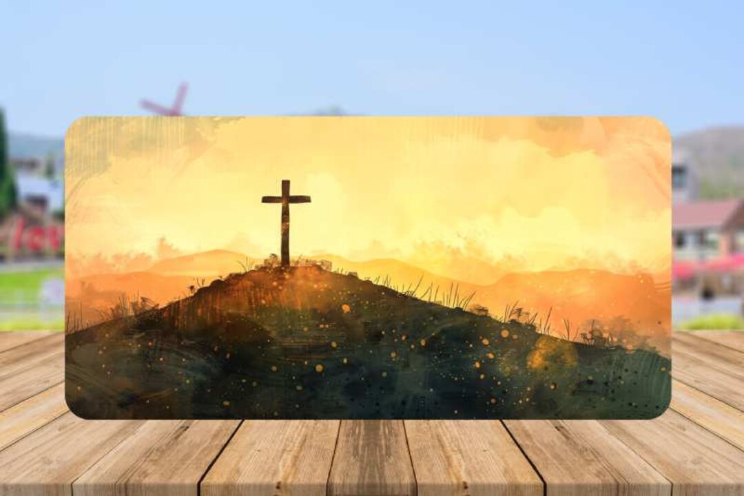 Front License Plate PNG Religious Saved Jesus Digital Download Custom ...