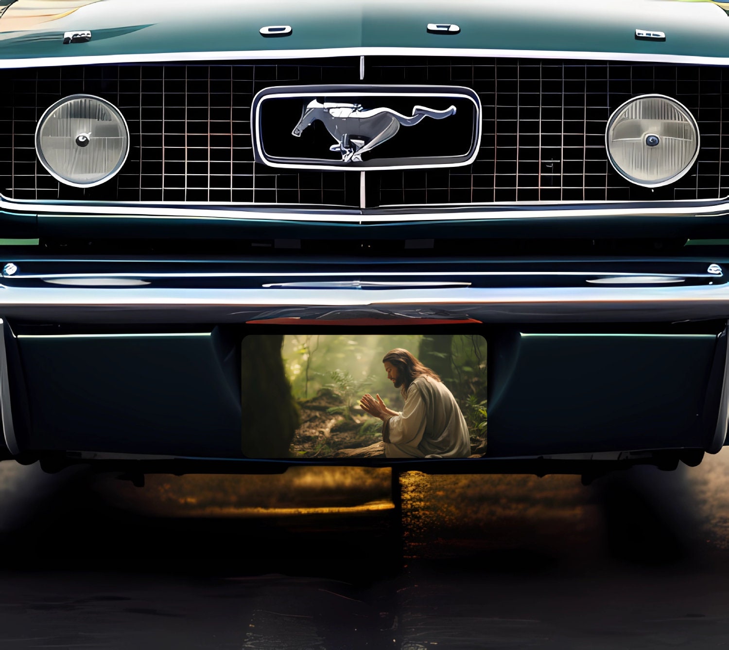 Front License Plate PNG Jesus Bundle Religious Saved Praying Digital ...