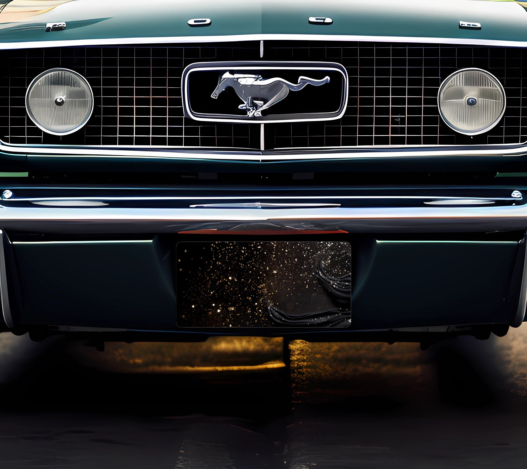 Front License Plate Bundle PNG Glitter License Digital Download ...