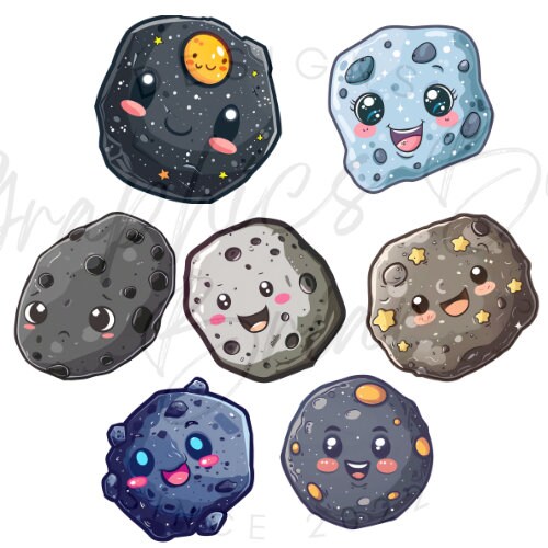 Outer Space Clipart Set (17), High Quality Transparent PNG Planets ...