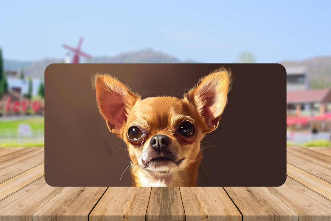 Chihuahua License Plate Png Chihuahua Lover Gift License Plate Png Dog ...