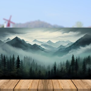 Front License Plate PNG Foggy Forest Hiking Offroading Car License ...