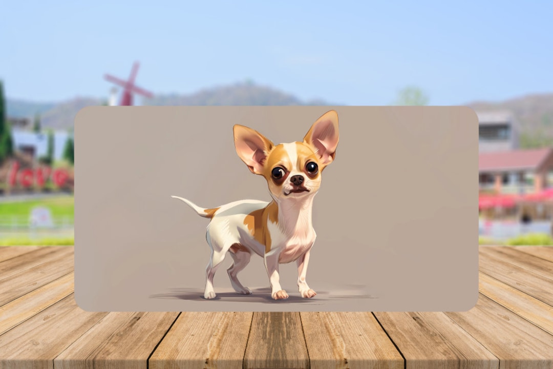 Chihuahua License Plate Png Chihuahua Lover Gift License Plate Png Dog ...