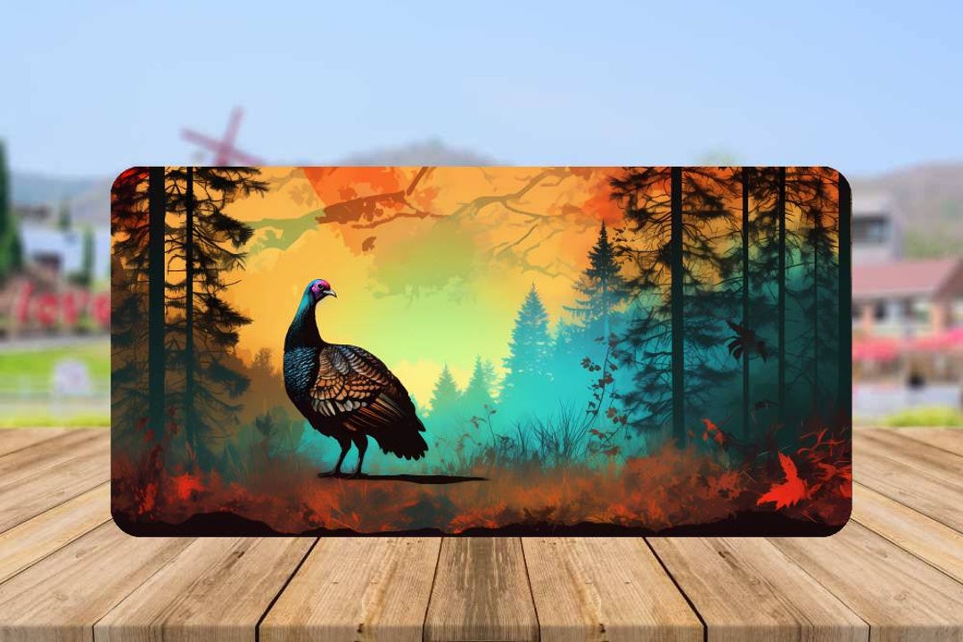 Front License Plate PNG Bundle Turkey Hunting PNG for Men Digital ...