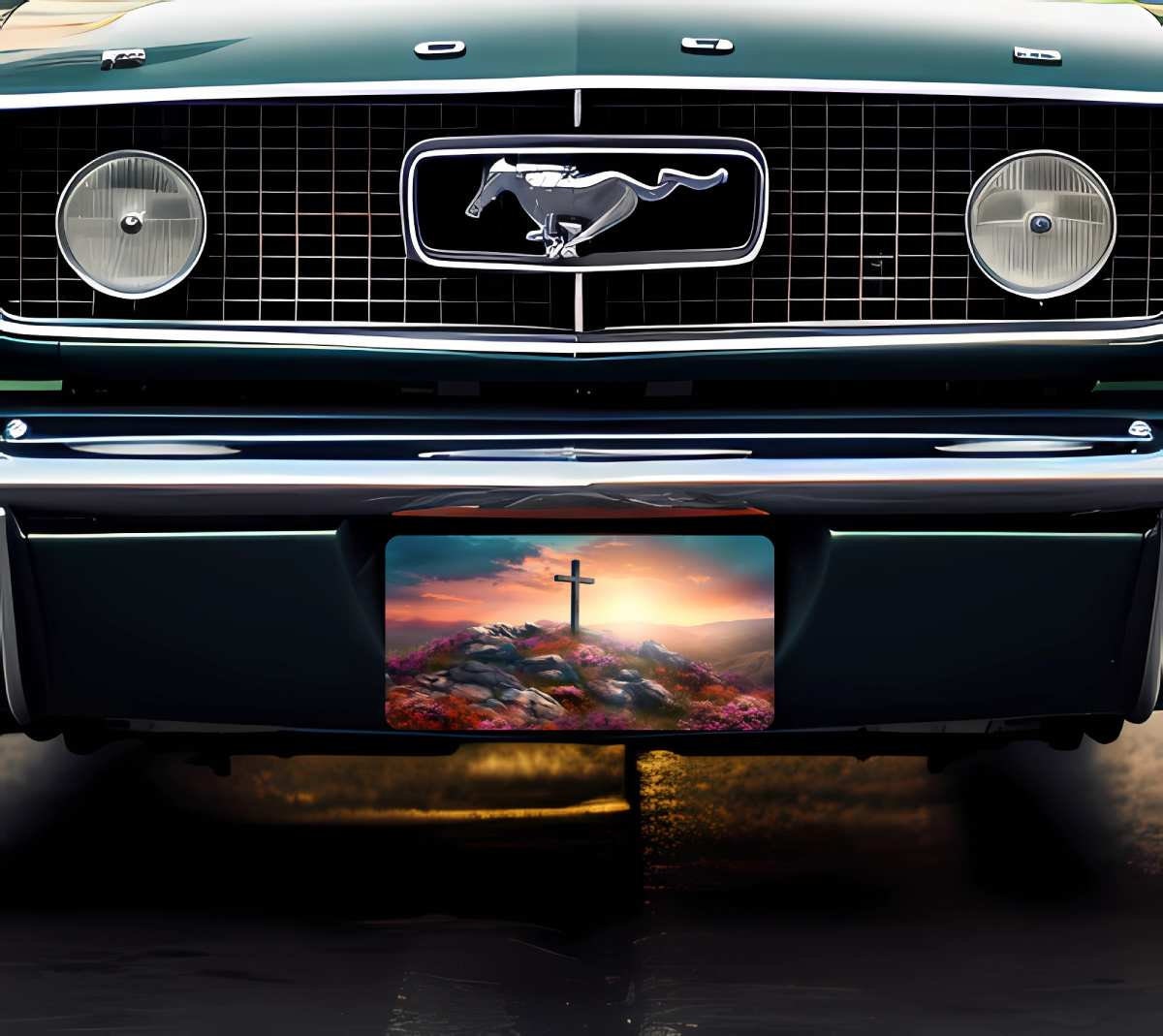 Front License Plate PNG Religious Saved Jesus Digital Download Custom ...