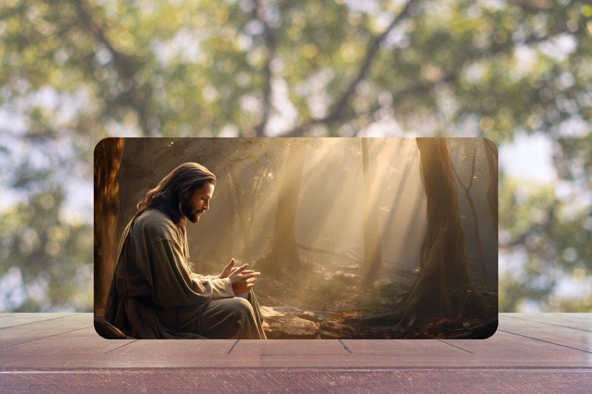 Front License Plate PNG Jesus Bundle Religious Saved Praying Digital ...