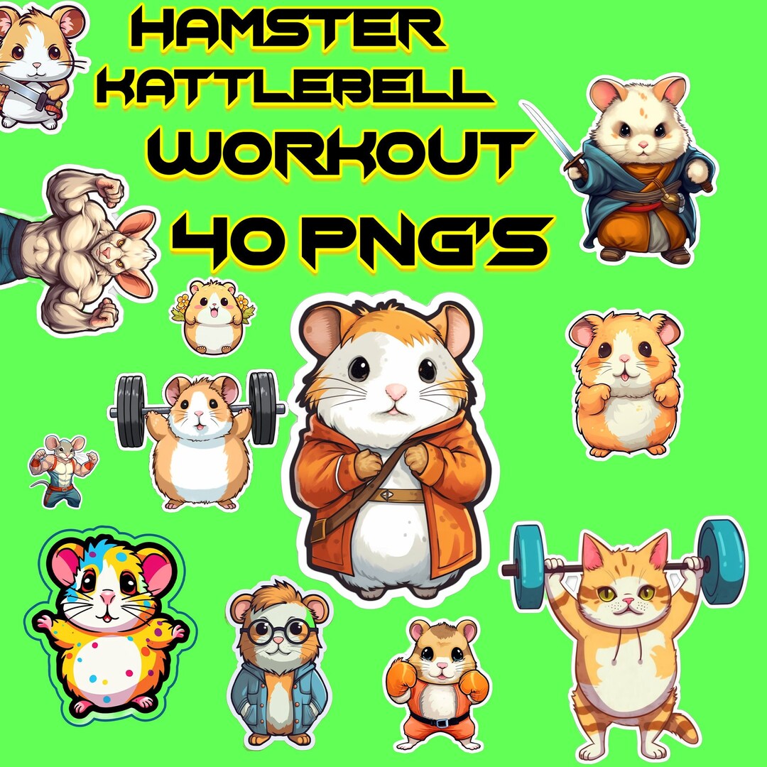 Hamsters Clipart Hamster Png Hamsters Workout Png Cute Cartoon Clipart ...