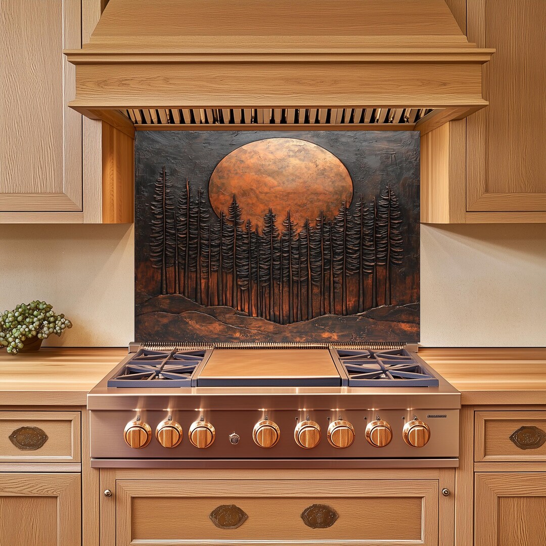 Glass Backsplash | Glass Kitchen Backsplash Panel, Unique Splashback ...