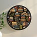 Book Clock With Pencils, Library Decor, Student Gift - Etsy