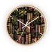 Book Clock Gift | Reader Clock | Gift for Book Lovers | Flowers and ...