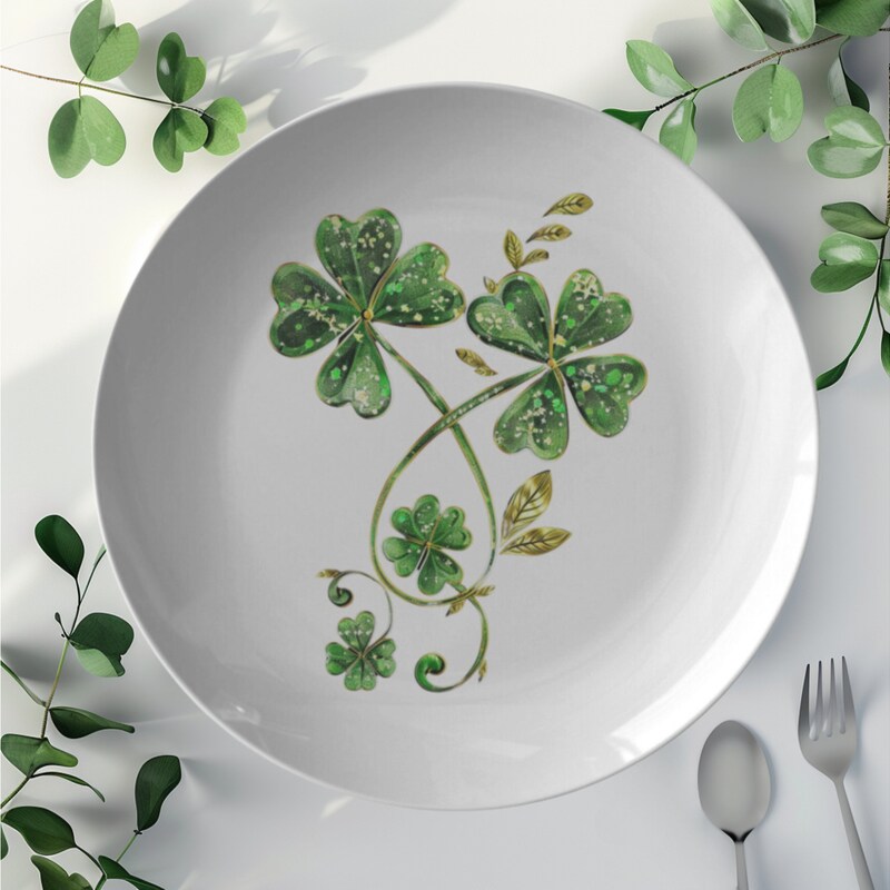 Shamrock Plates - Etsy
