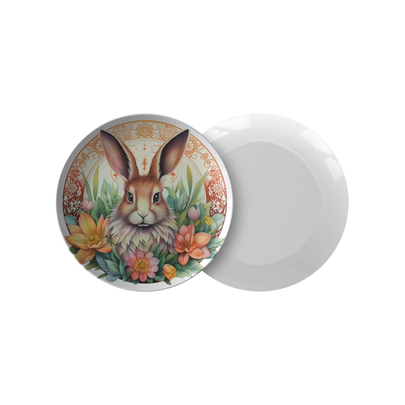 Easter Plates Set | Easter Dinnerware | Easter Bunny Plate | Easter ...