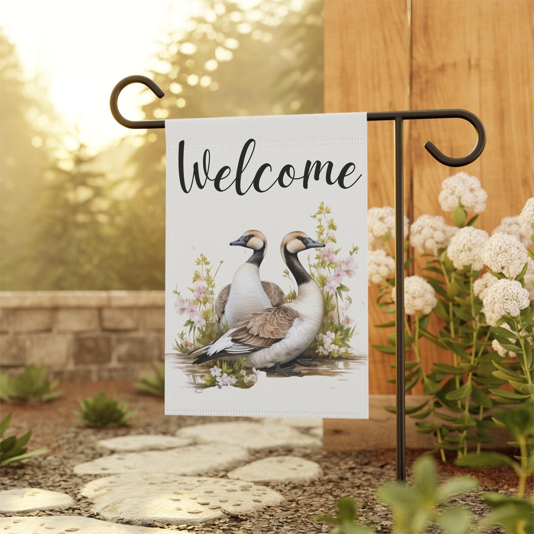 Goose Garden Flag | Goose Welcome Flag | Goose Flag Home Decor for ...