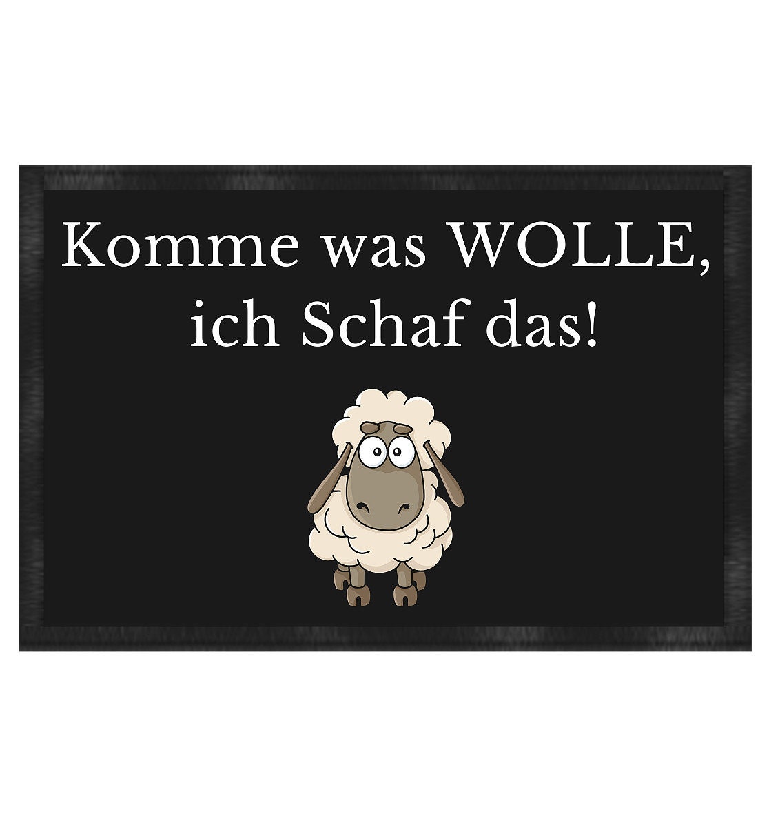 Komme Was Wolle Ich Schaf Das Fußmatte 60x40cm Etsy De