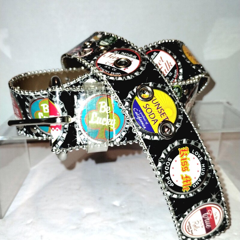 Bottle Cap Belt - Etsy