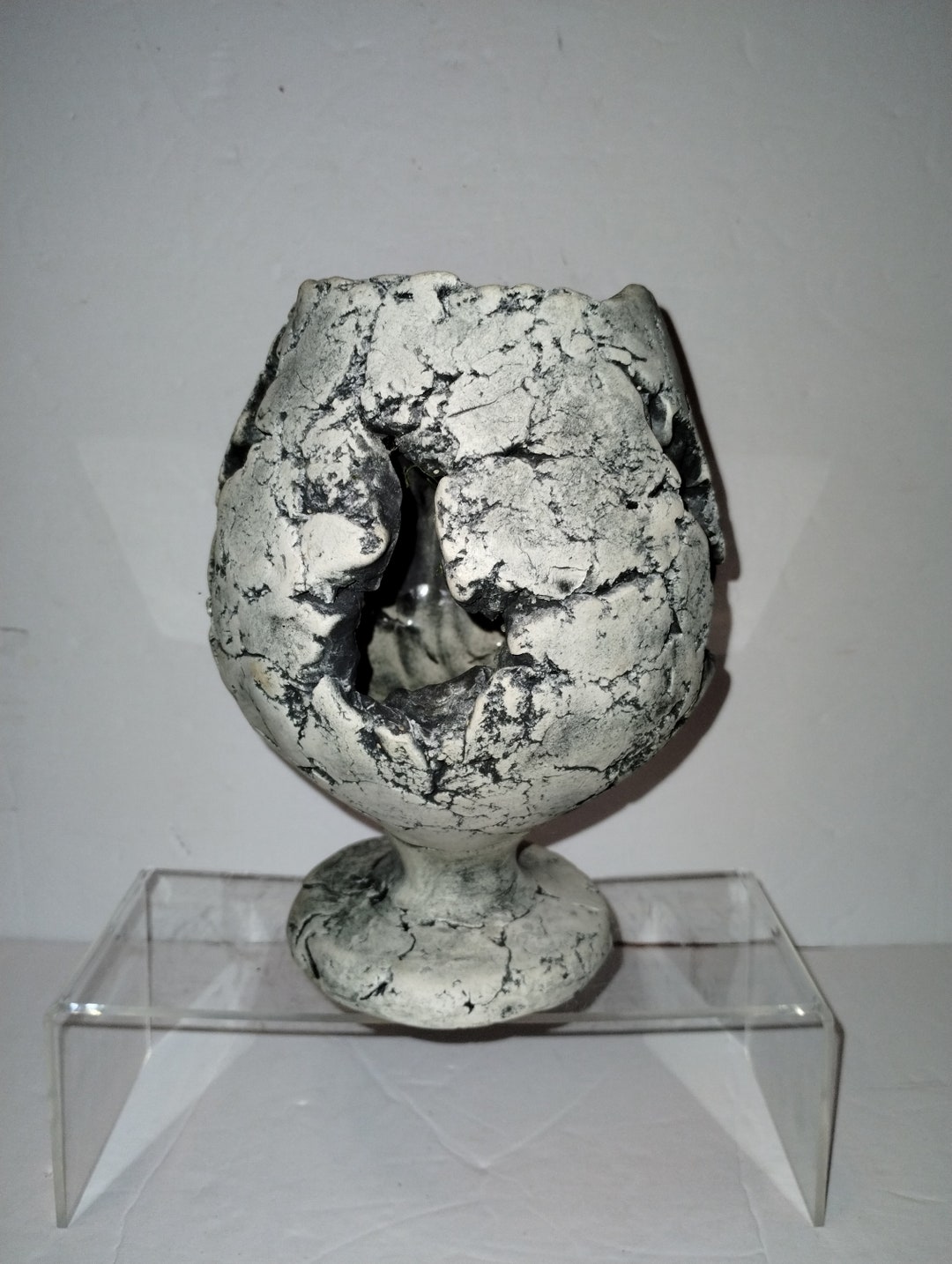 Vintage Volcanic Ash Art Pottery Vase Candle Holder Aquarium by Stan ...