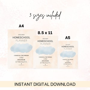 Christian Homeschool Planner BUNDLE, Instant Download, Lesson ...