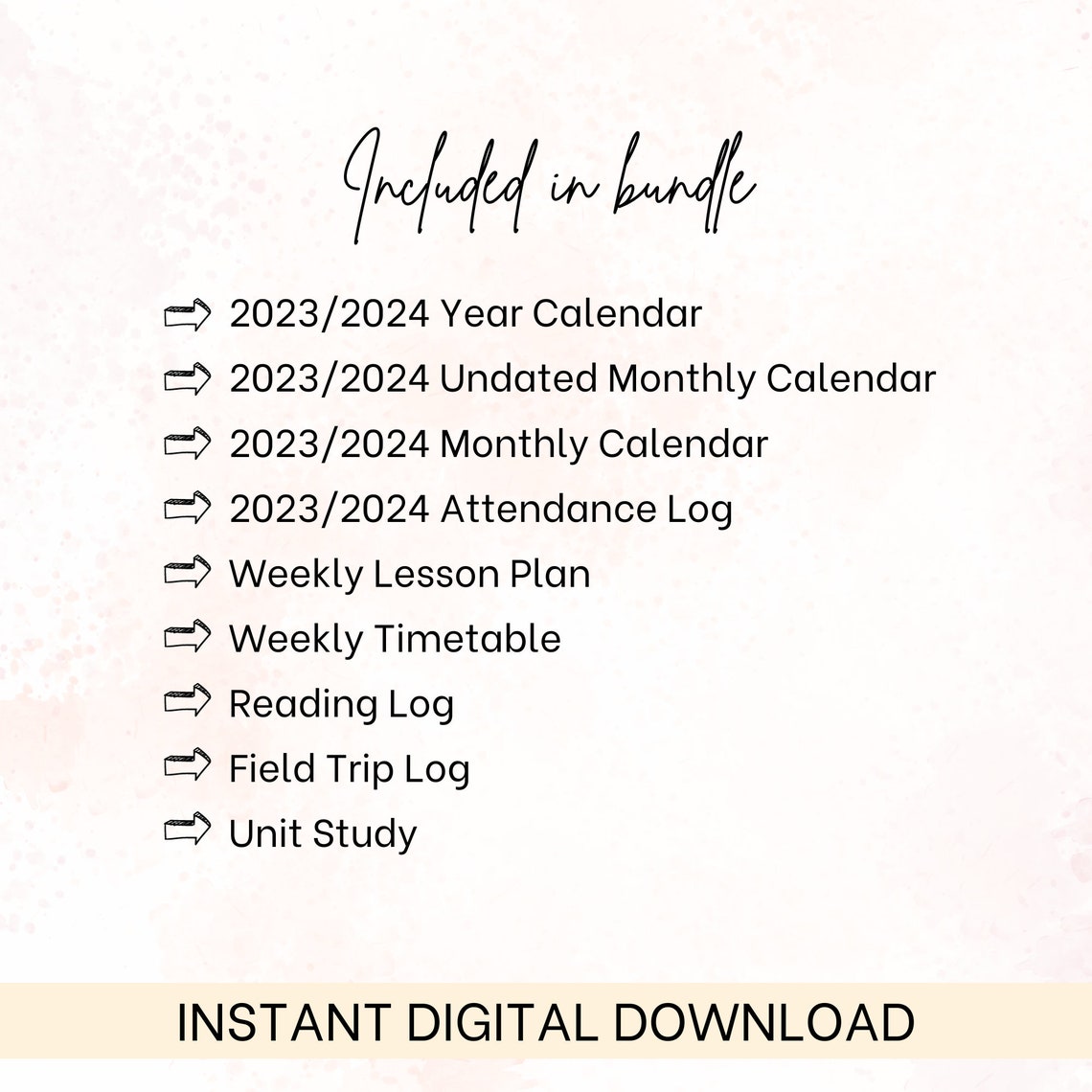 Christian Homeschool Planner BUNDLE, Instant Download, Lesson ...