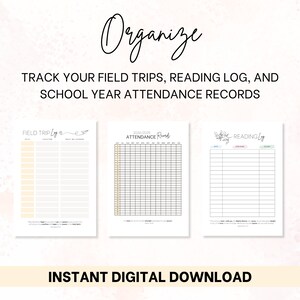 Christian Homeschool Planner - BUNDLE, Instant Download, Lesson ...