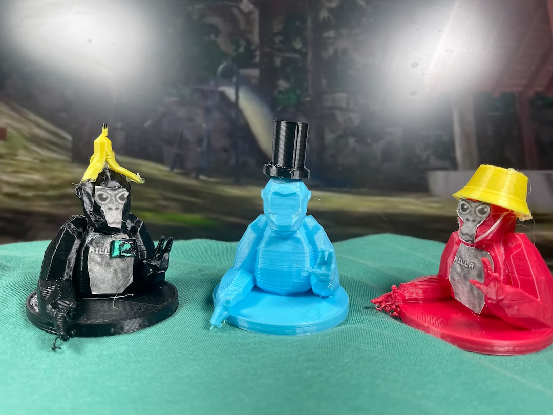 Custom 3d Printed Gorilla Tag Character - Etsy