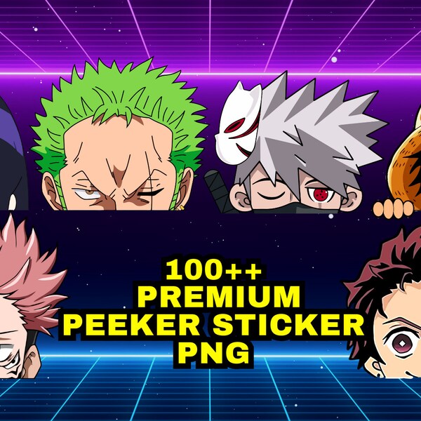 Peeker Anime Svg - Etsy