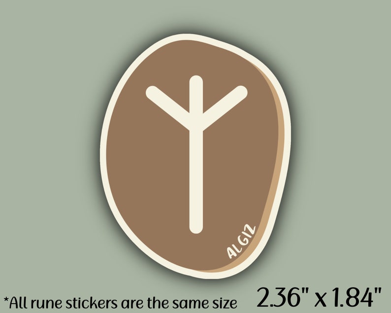 Rune Stone Sticker Pack Elder Futhark Runes Divination Stickers Laptop ...