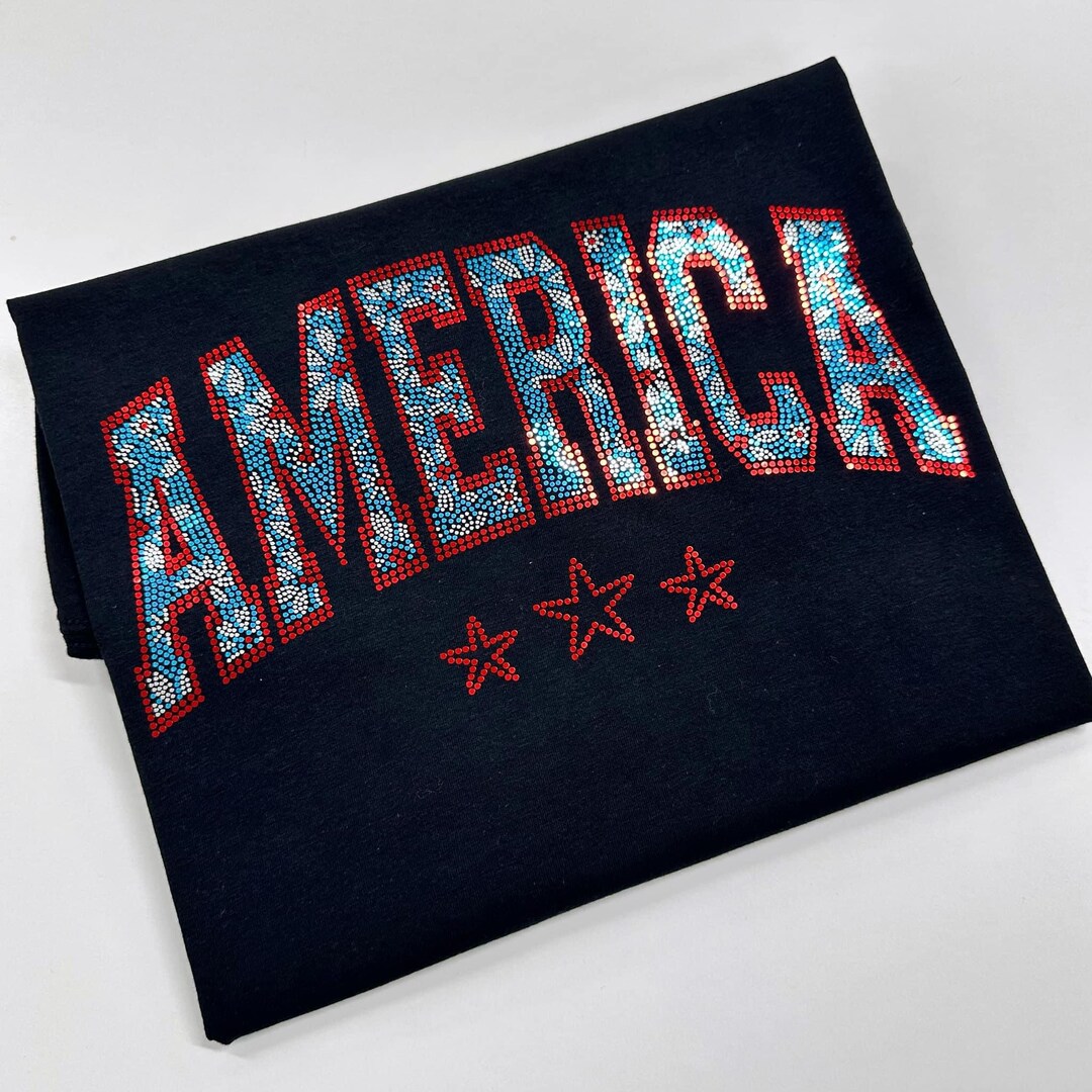 America Spangle, 4th July Shirt, Spangle Transfer, Gift for Her, Gift ...