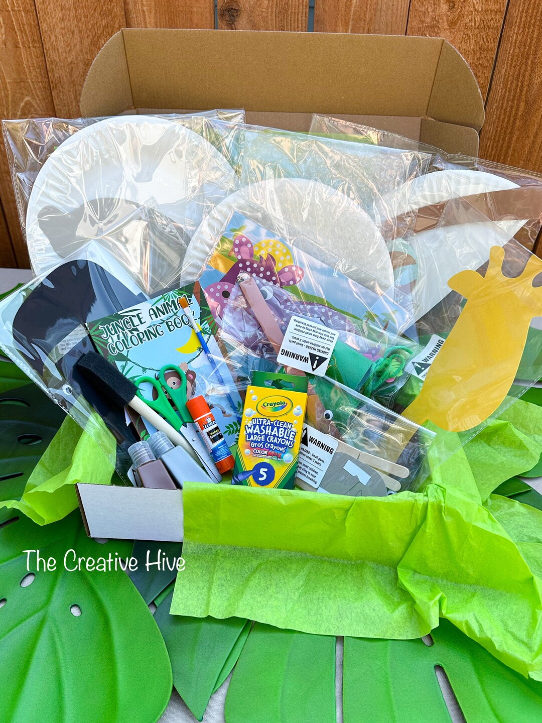 Busy Bee Jungle Safari Kids Craft Kit - Etsy