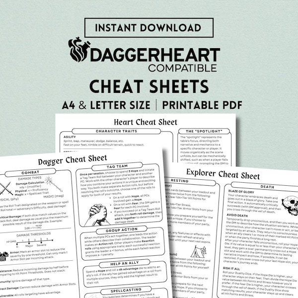 Gm Screen for Daggerheart - Etsy